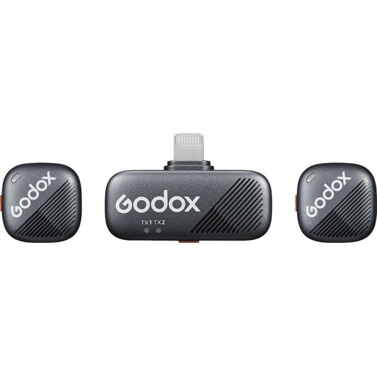 Бездротова мікрофонна система Godox Cube-SL Kit2 для iPhone (знято з ...